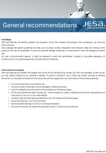 Technical documentation – Jesa